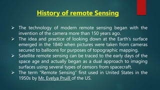 Remote Sensing and its Applications in Agriculture | PPTX