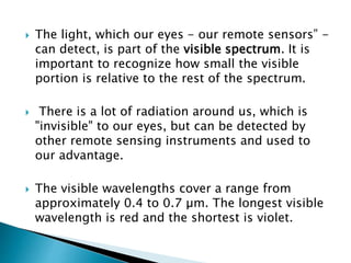 Introduction to Remote Sensing- by Wankie Richman | PPT