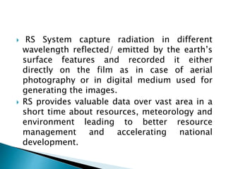Introduction to Remote Sensing- by Wankie Richman | PPT