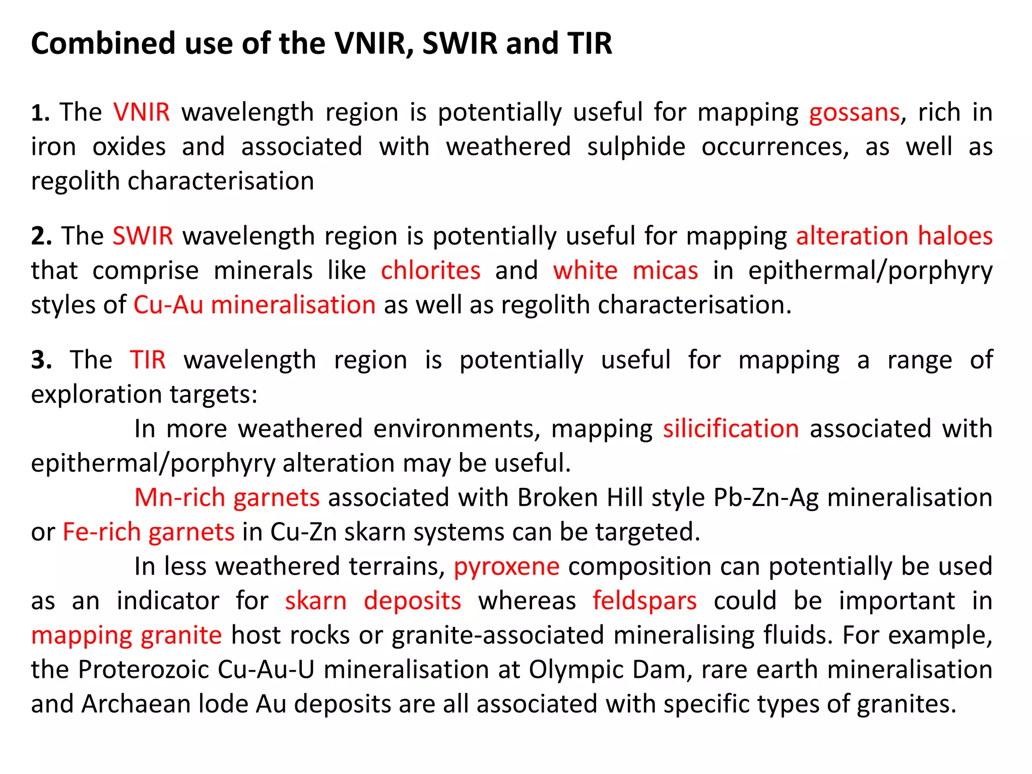 Remote Sensing Mineral Exploration Pptx