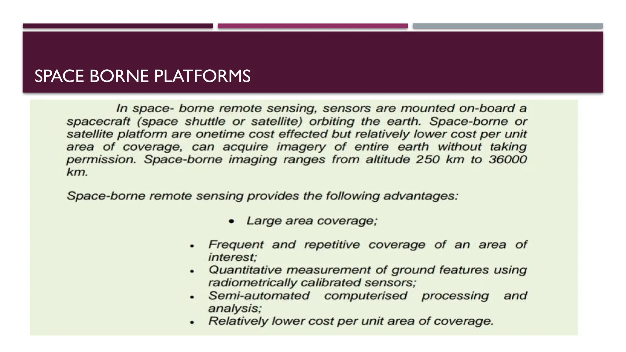Remote sensing platforms - Rs & gis.pptx