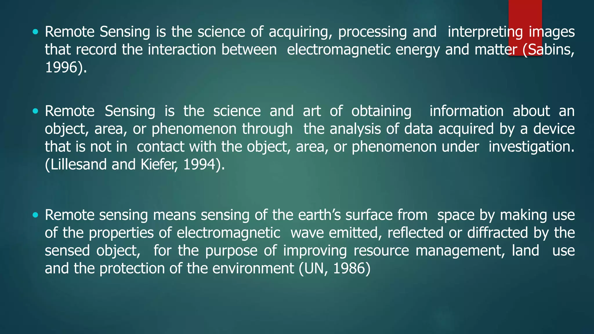 Remote Sensing Presentation.pptx | Science