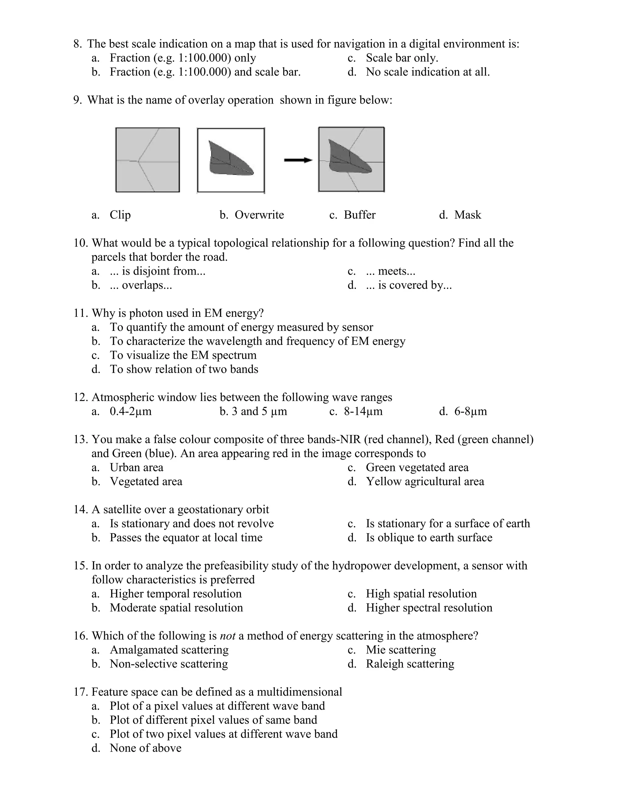 Remote sensing Question Bank.pdf