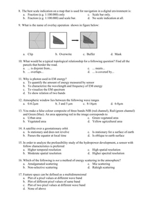 Remote sensing Question Bank.pdf