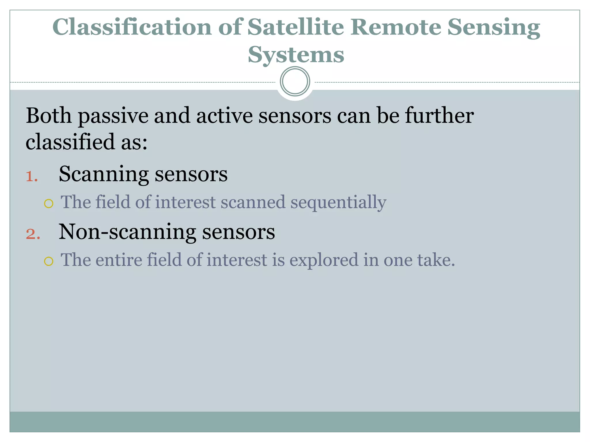 A Brief Introduction to Remote Sensing Satellites | PPSX