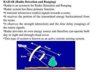 Chapter 3: Remote sensing Technology | PPT
