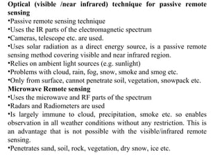 Chapter 3: Remote sensing Technology | PPT