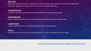 Remote sensing technology and applications | PPT