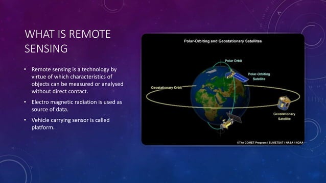 Remote sensing technology and applications | PPT