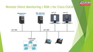 MARS Remote Silent Monitoring ( RSM ) for Cisco CUCM | PDF