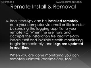 Remote spy(Real Time Spy) | PPTX