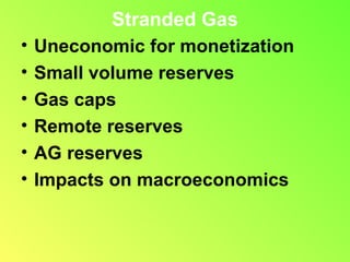 Stranded Gas | PPT