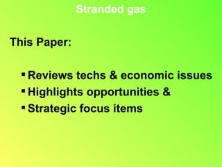 Stranded Gas | PPT