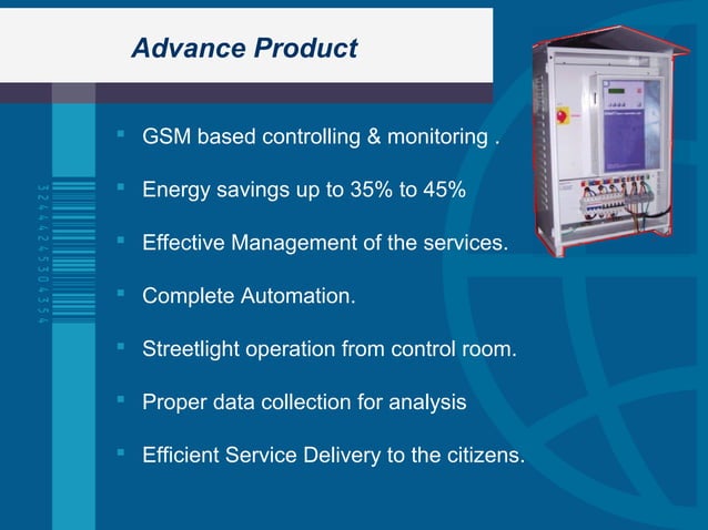 Remote street light monitoring and control system for energy ...