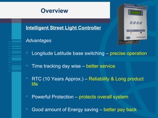 Remote street light monitoring and control system for energy ...