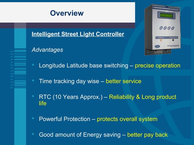 Remote street light monitoring and control system for energy ...