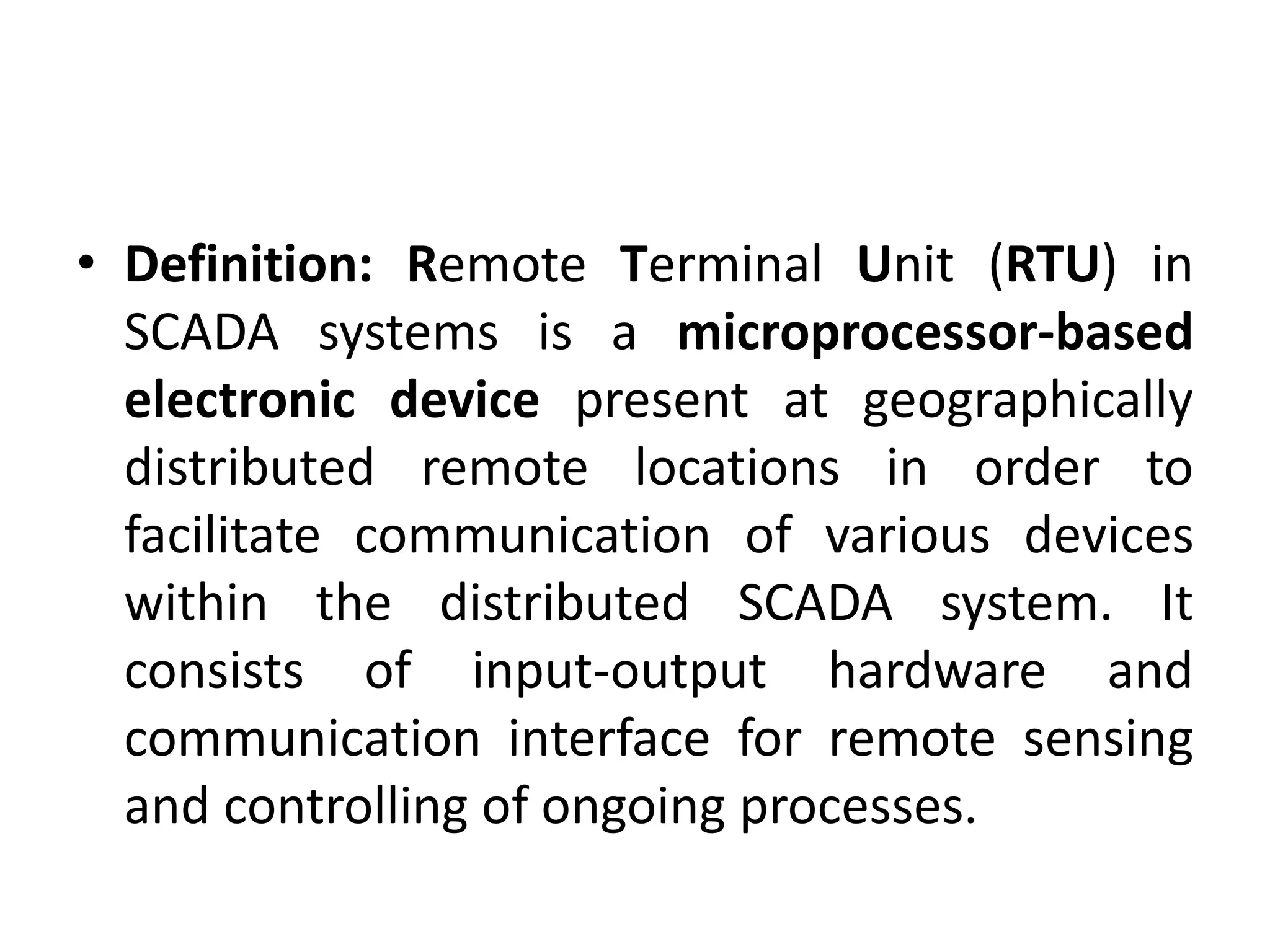 Remote Terminal Unit (RTU) in SCADA.pptx