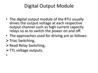 Remote Terminal Unit (RTU) in SCADA.pptx