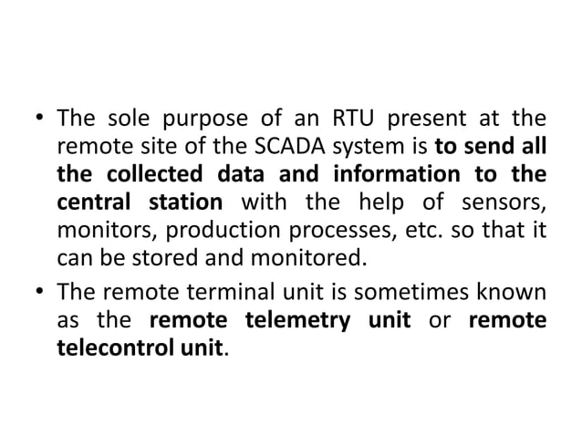 Remote Terminal Unit (RTU) in SCADA.pptx