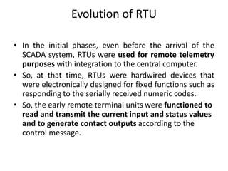 Remote Terminal Unit (RTU) in SCADA.pptx