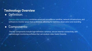 Application of Remote video monitoring in Security | PPT