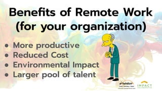 Remote work by Mark Locklear | PDF