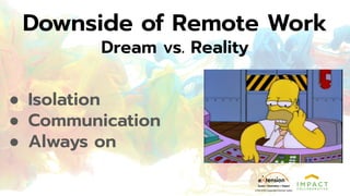 Remote work by Mark Locklear | PDF