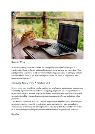 Top 5 Benefits of Remote Work, Automation and Workplace | Insider ...