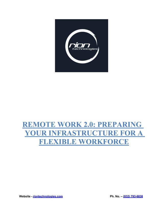 REMOTE WORK 2.0 PREPARING YOUR INFRASTRUCTURE FOR A FLEXIBLE WORKFORCE.pdf