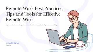 Top Remote Work Best Practices for Success | PDF | Remote Working | Careers