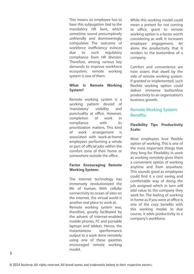 Remote working system | PDF