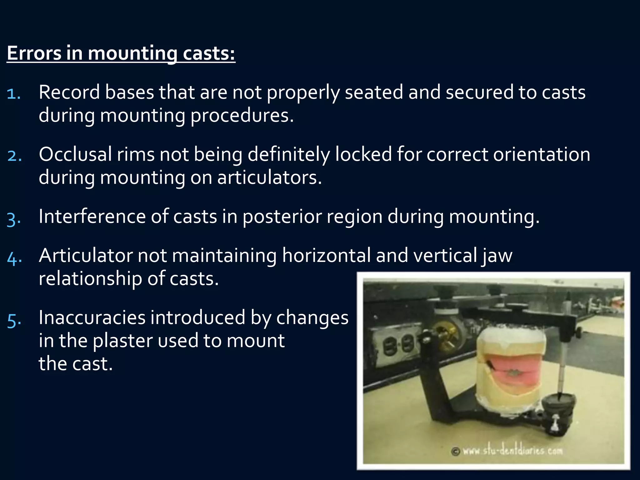 Remounting of complete dentures | PPTX