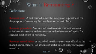 REMOUNTING PROCEDURES - ARUN.pdf