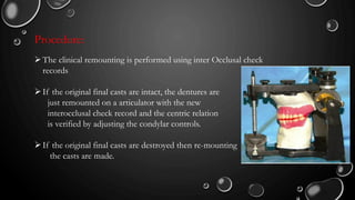 REMOUNTING PROCEDURES - ARUN.pdf