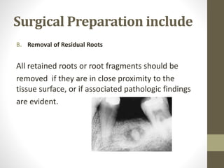 Preparation of the mouth for removable partial denture | PPTX