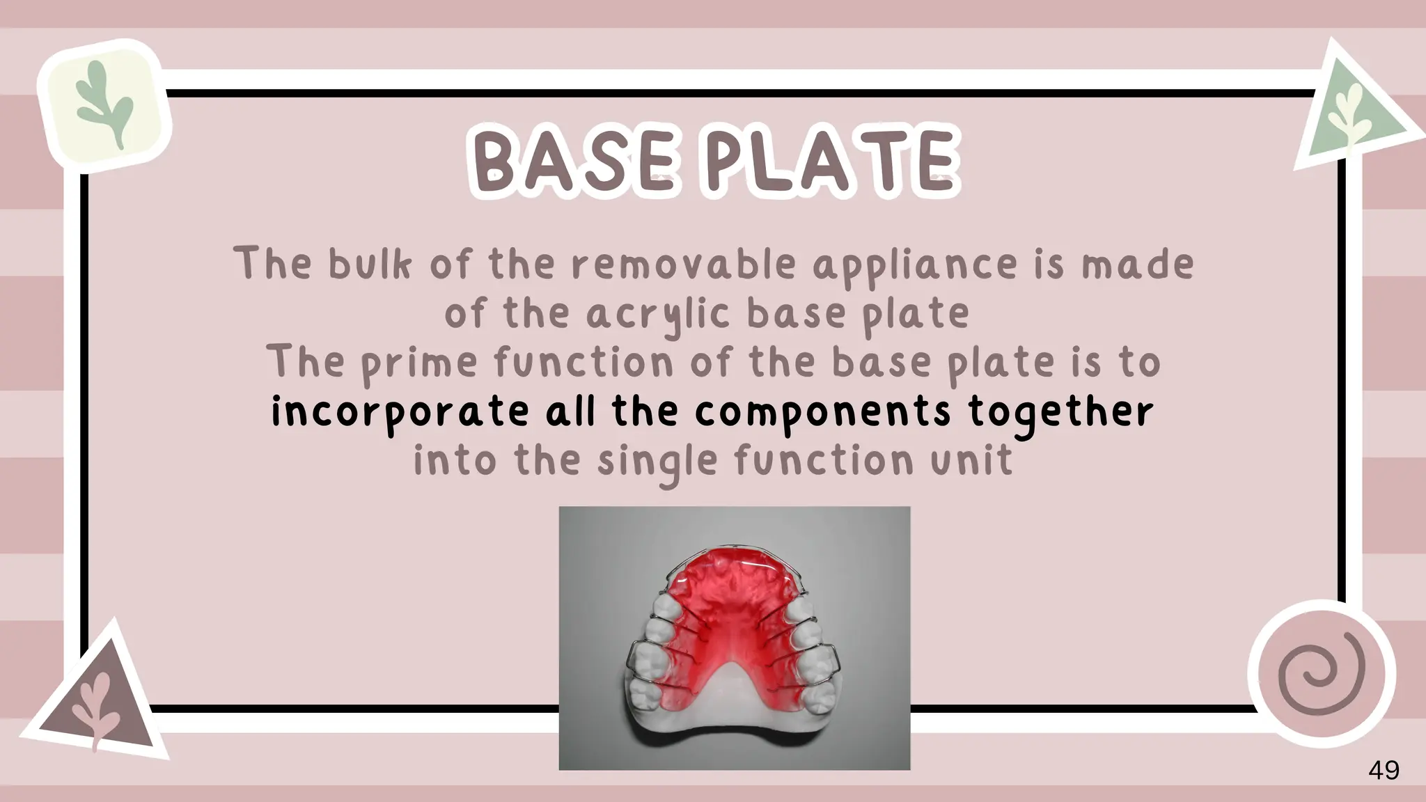 Removable Appliances in Orthodontics | PPT | PDF