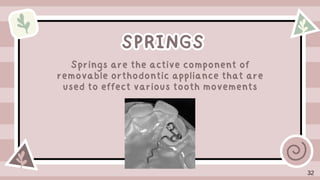 Removable Appliances in Orthodontics | PPT | PDF