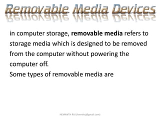 Removable media up | PPTX | Home Entertainment Systems | Consumer ...