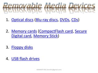 Removable media up | PPTX | Home Entertainment Systems | Consumer ...