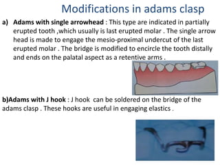 Removable orthodontic appliance | PPTX