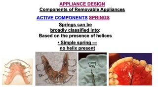 Removable orthodontic appliance | PPTX