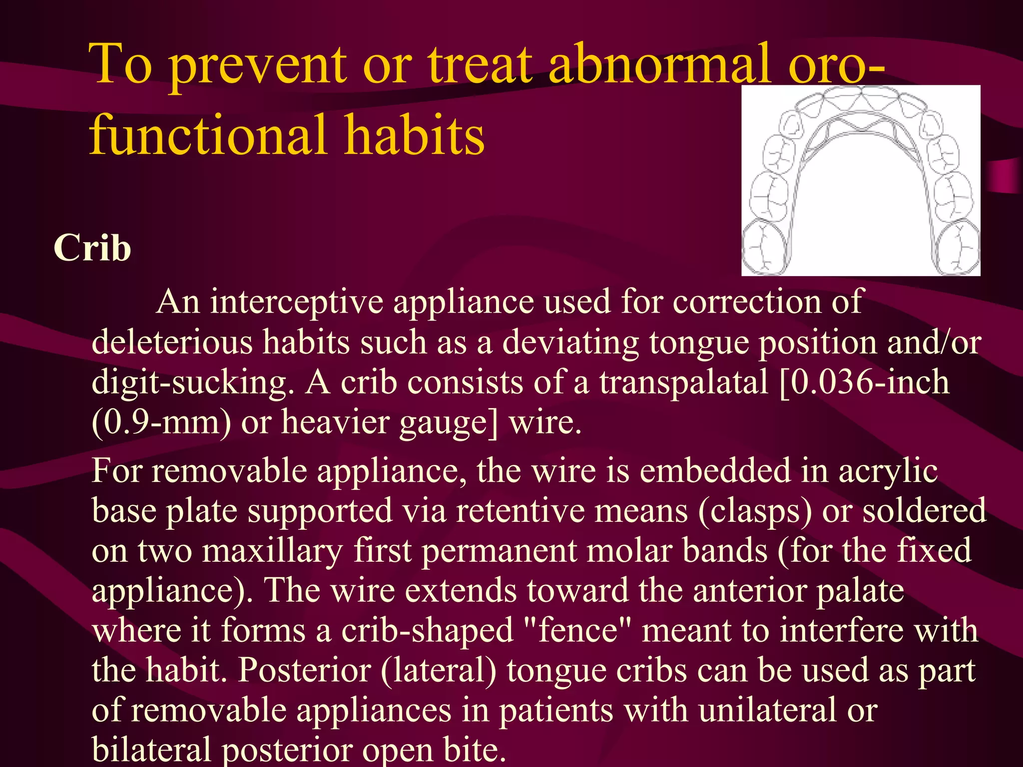 Removable Orthodontic Appliances | PDF