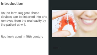 Removable Orthodontics Appliances dentistry | PDF