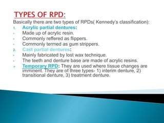 Removable partial denture 1 | PPTX