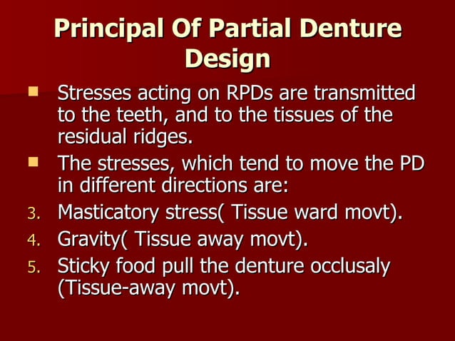 Removable partial denture | PPT