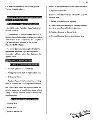 Removable partial denture _ Midterm | PDF