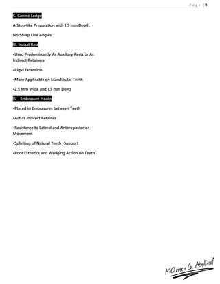 Removable partial denture _ Midterm | PDF