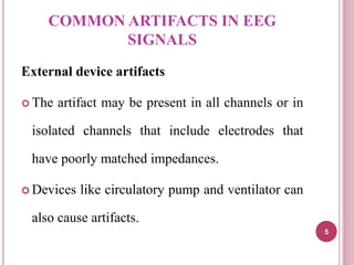 Removal of artifacts in EEG by averaging and | PPTX
