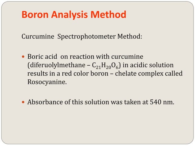 Removal of boron from aqueous solution using reverse osmosis | PPTX