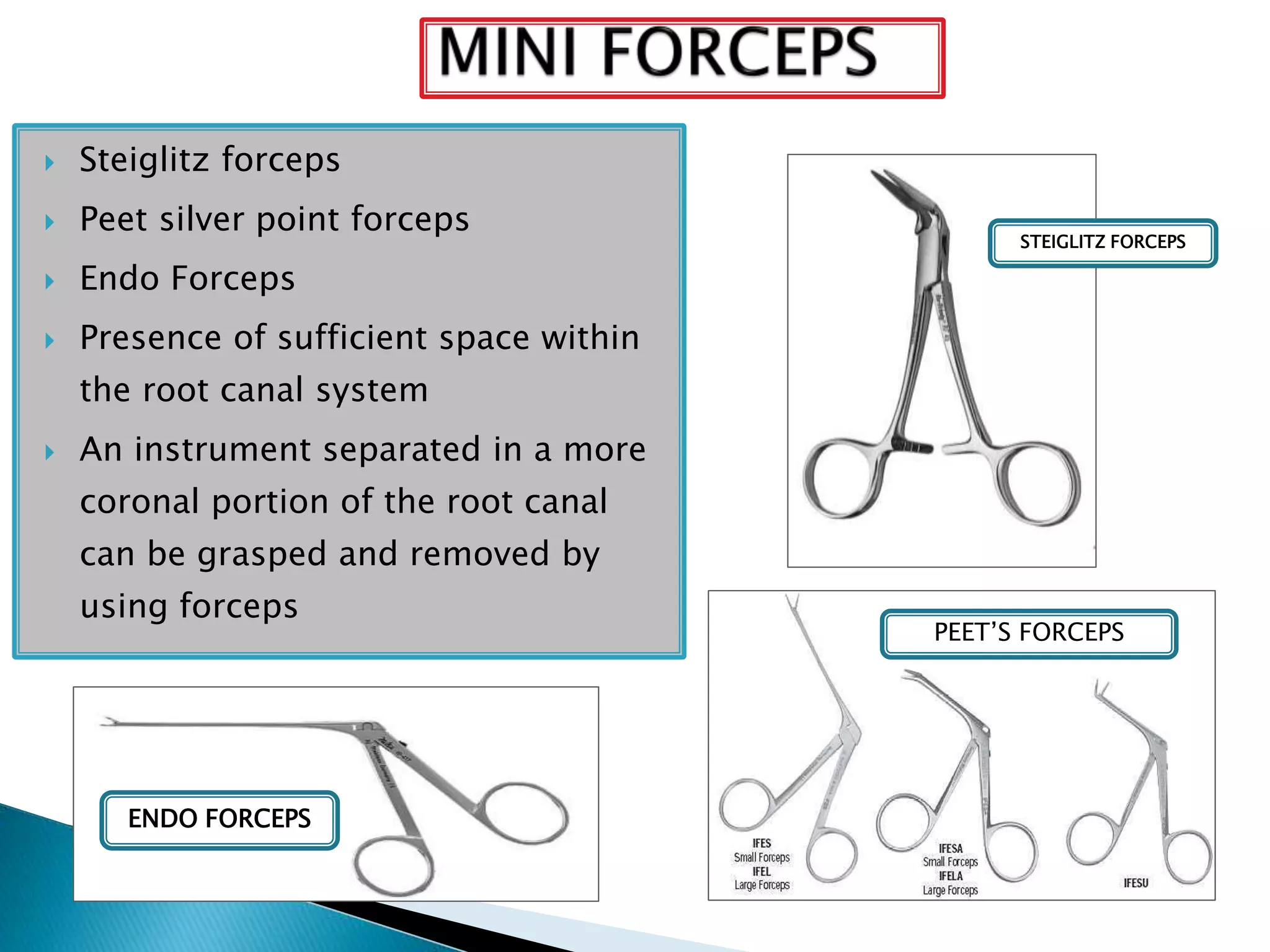 Removal of broken endodontic instruments | PPTX